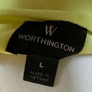 Worthington | Dresses | Worthington Bright Yellow Long Sleeve Dress ...